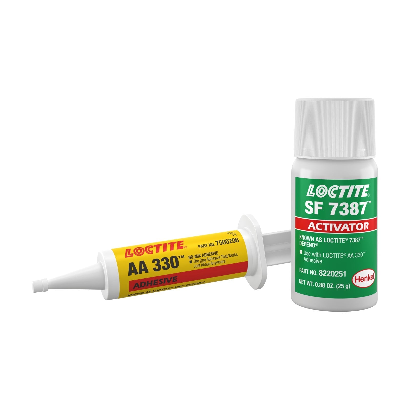 LOCTITE® AA 330, No-Mix, Acrylic-Based Adhesive, 250 ml Syringe – JRV